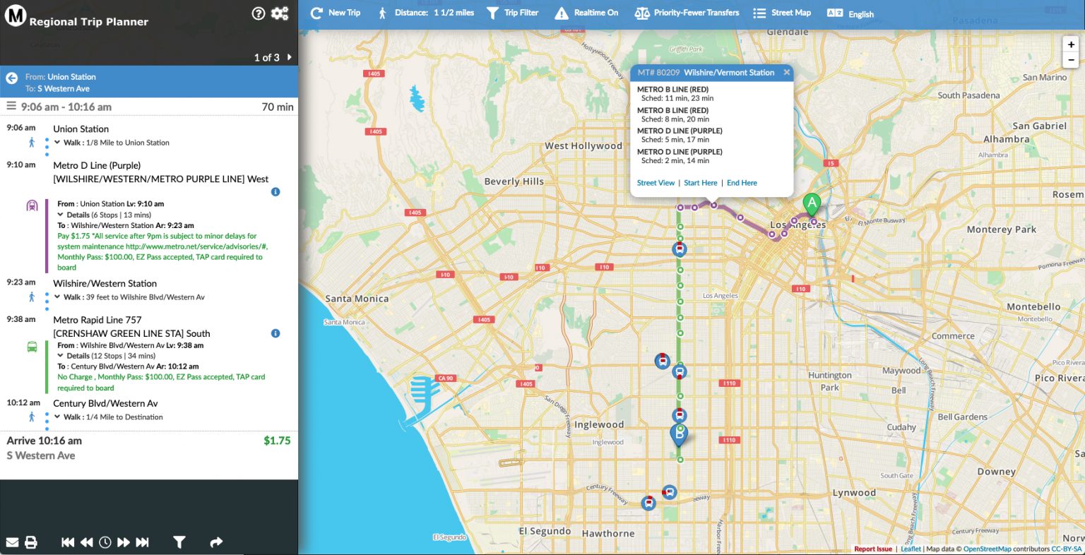Public Transit Trip Planner – MetroCloudAlliance – Nexidyne Corporation